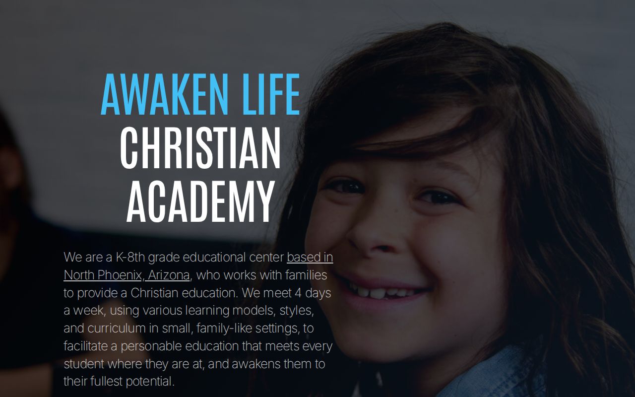 LEARN MORE ABOUT AWAKEN LIFE ACADEMY